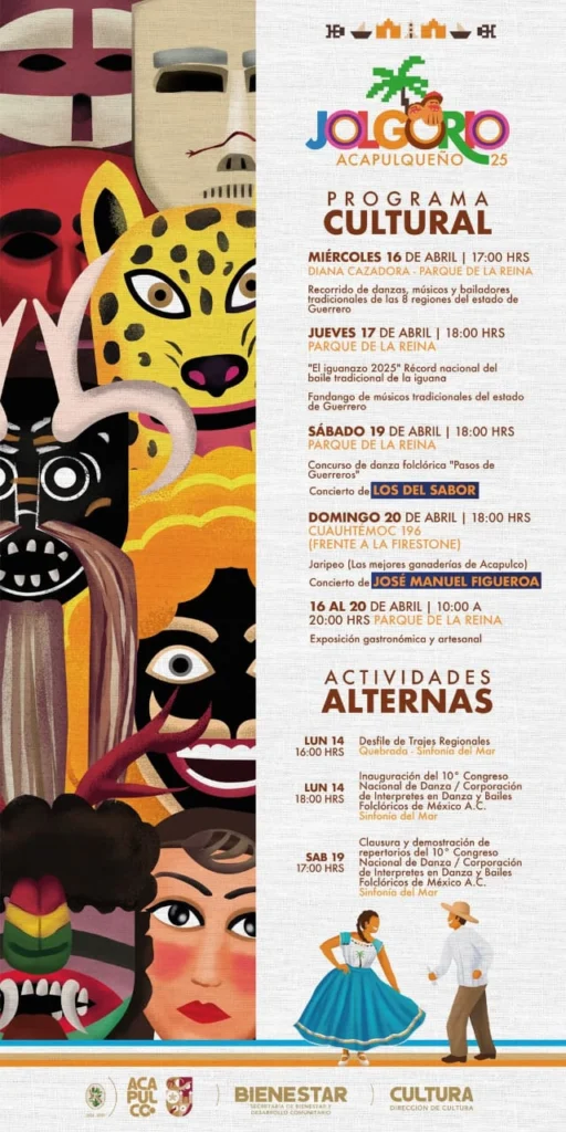 Presentan cartelera del Jolgorio Acapulqueño 2025 - anews