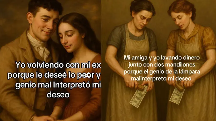 Se viraliza en TikTok trend de memes "El genio malinterpretó mi deseo ...